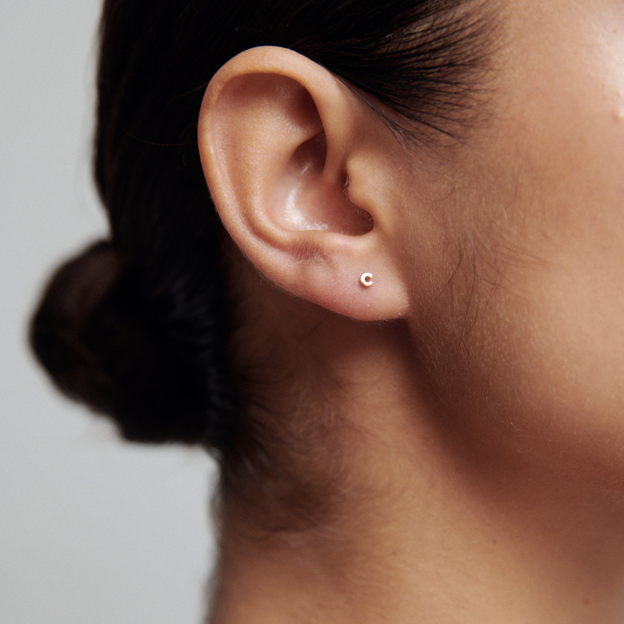 Micro Letter Studs – Kate & Kole