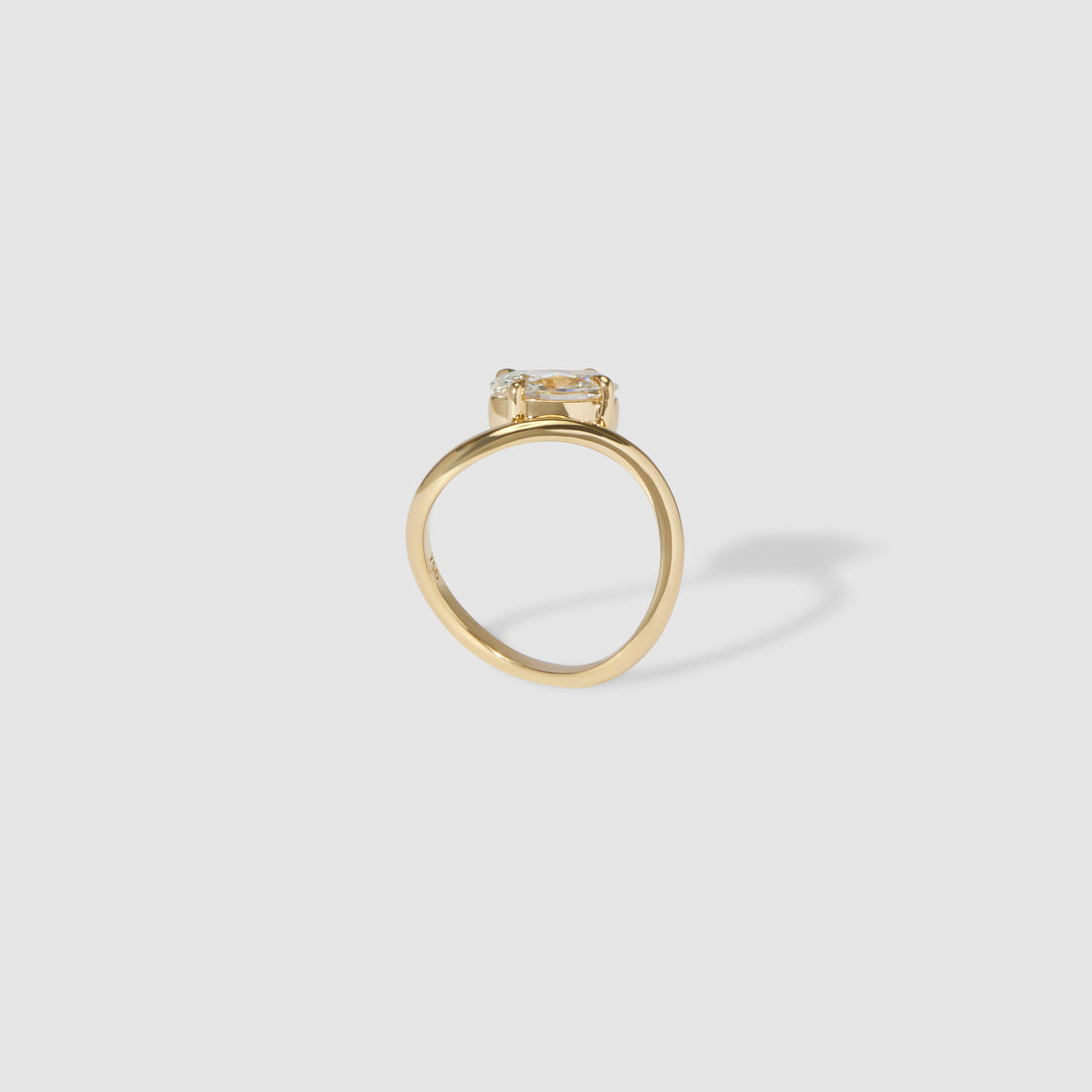 Offset Oval • Oval Diamond Engagement Ring Ready Made – Kate & Kole