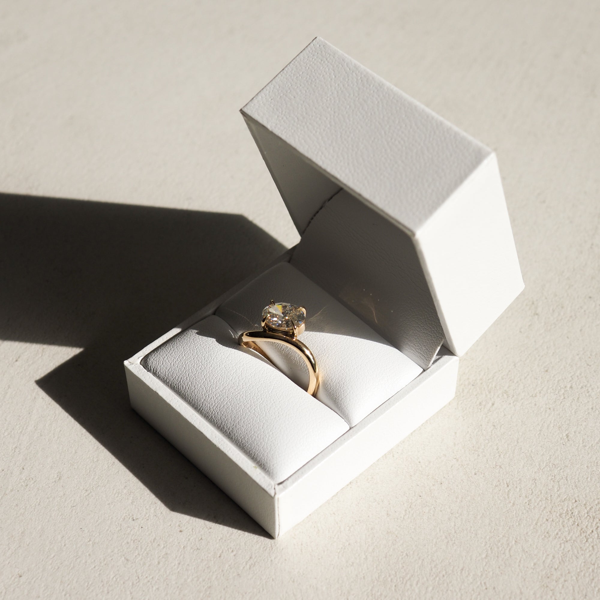 Offset Oval • Oval Diamond Engagement Ring Ready Made – Kate & Kole