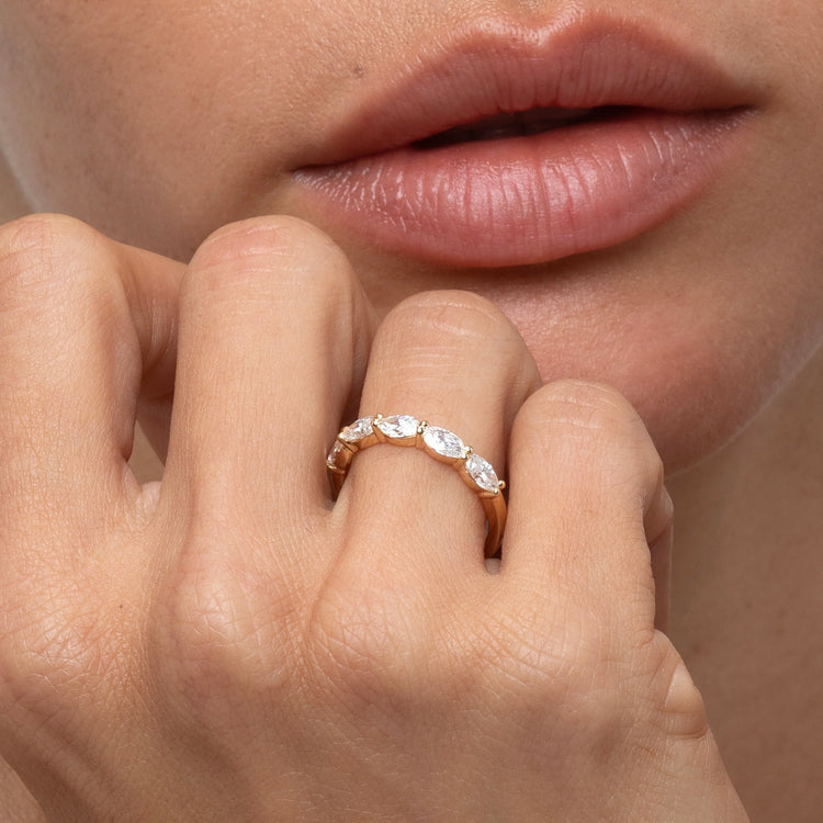 Chloe Ring | Marquise Diamond Ring – Kate & Kole