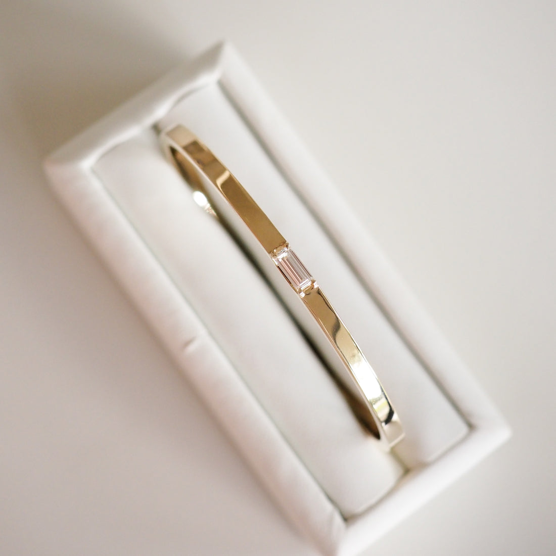 Baguette Bangle | Baguette Lab-Grown Diamond Bangle – Kate & Kole