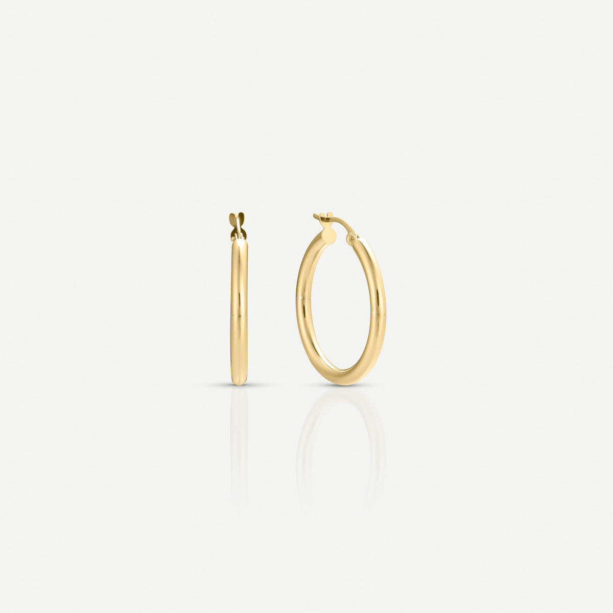 Gold Round Hoops – Kate & Kole