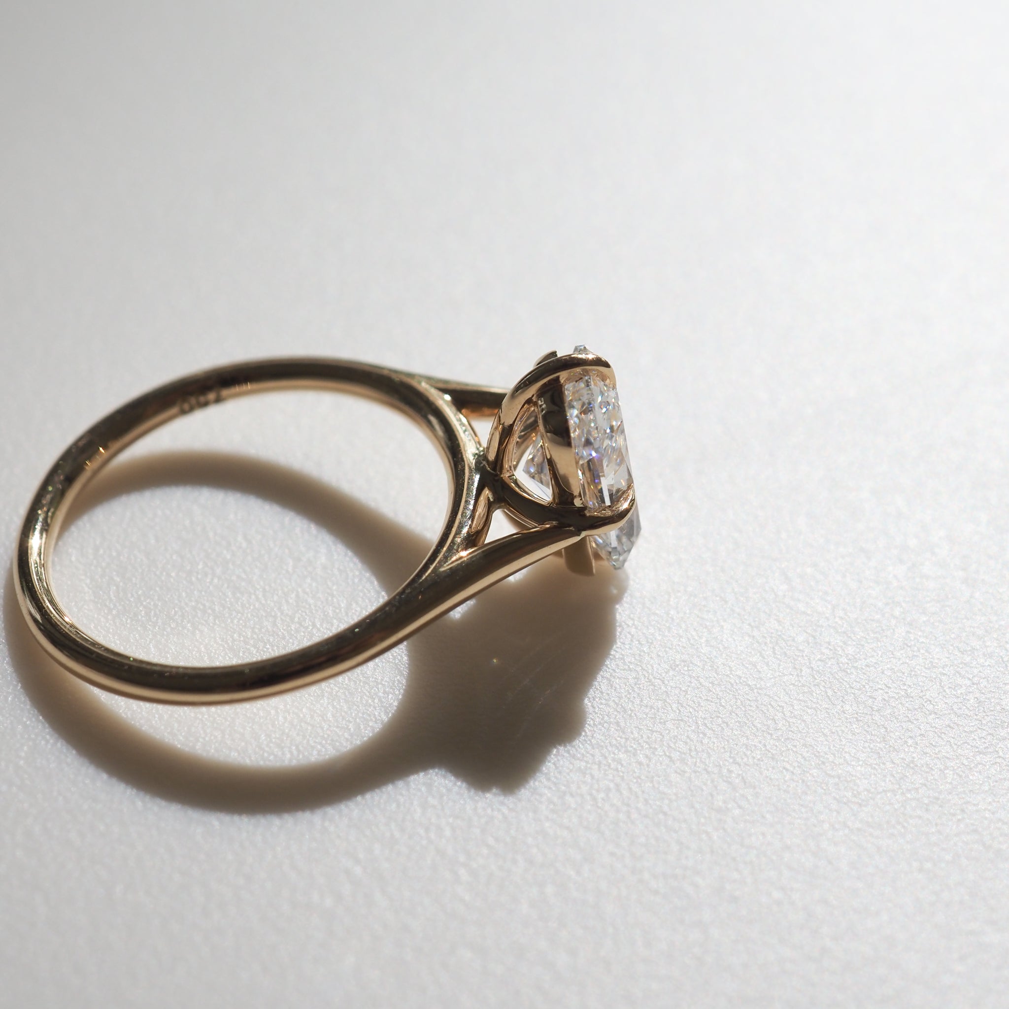 Kali | Elongated Cushion Lab-Grown Diamond Engagement Ring – Kate & Kole