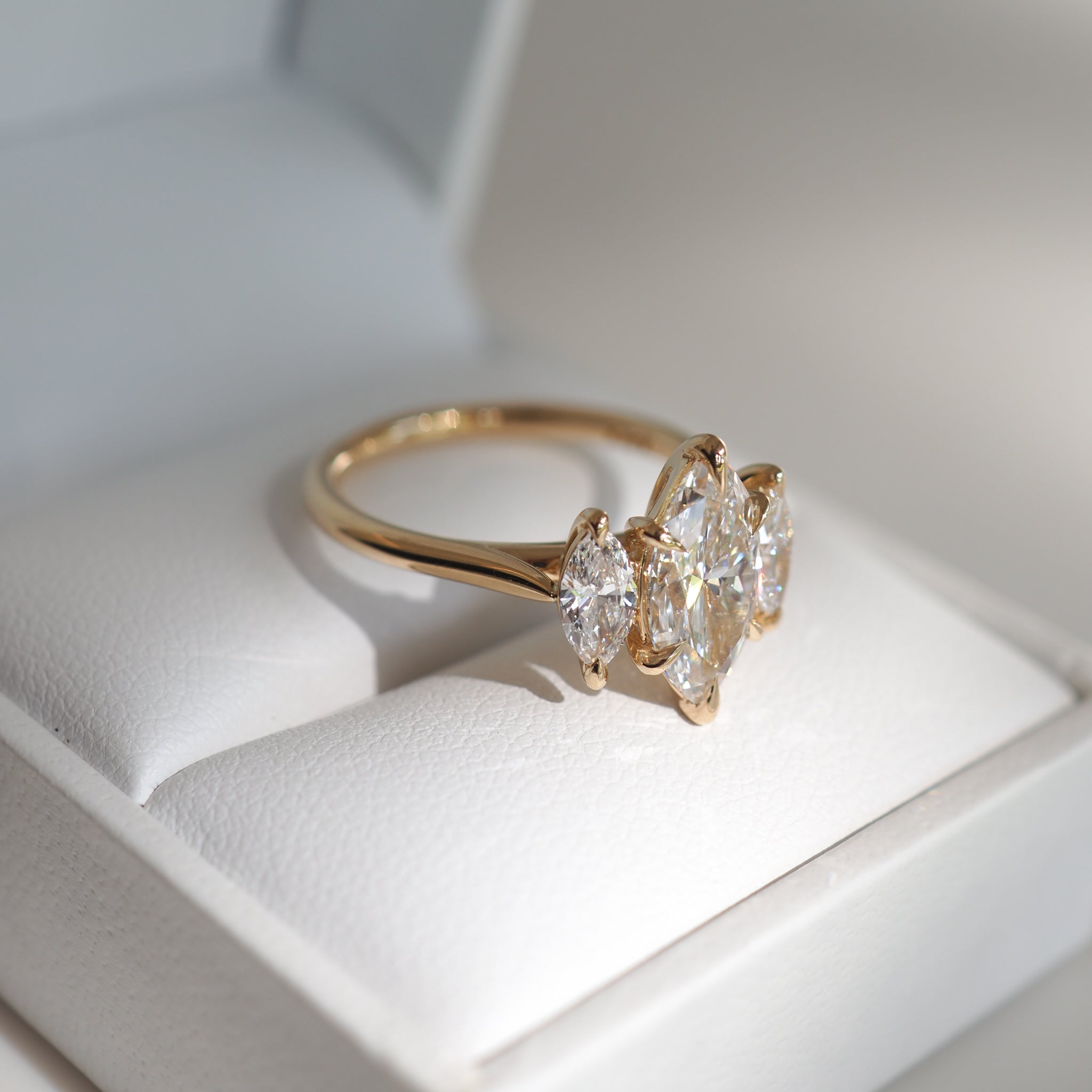 Maya • Trilogy Diamond Engagement Ring – Kate & Kole