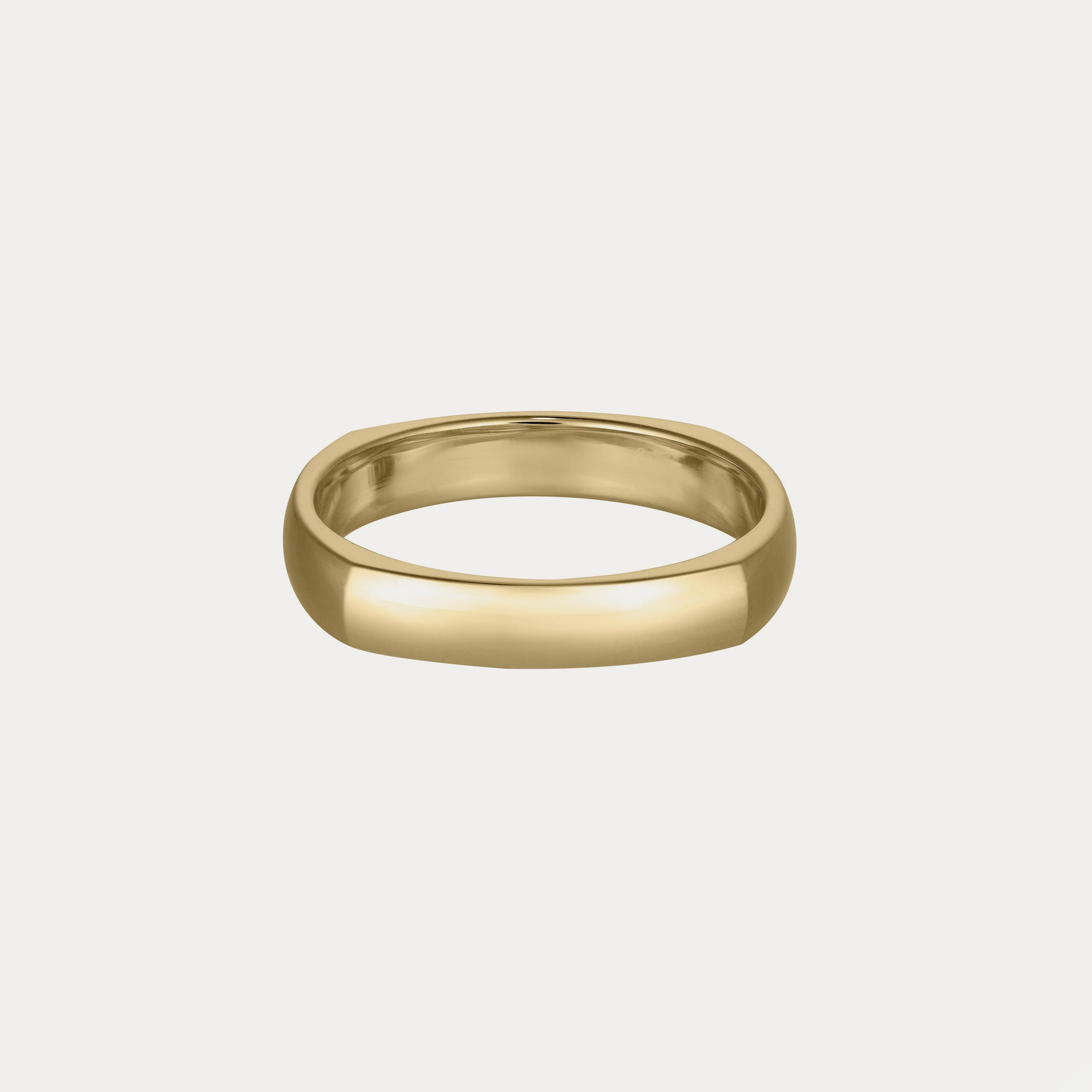 Men's Soft Four Sided Wedding Band – Kate & Kole