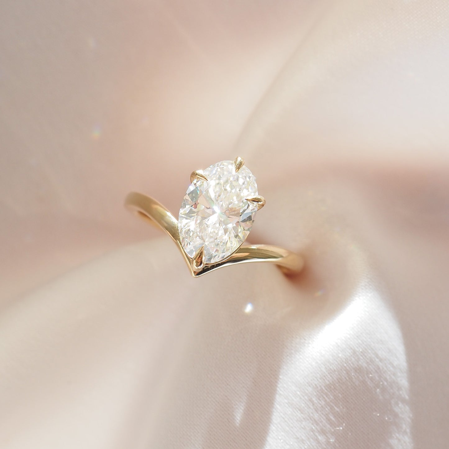 Ora • Oval Diamond Engagement Ring Ready Made – Kate & Kole