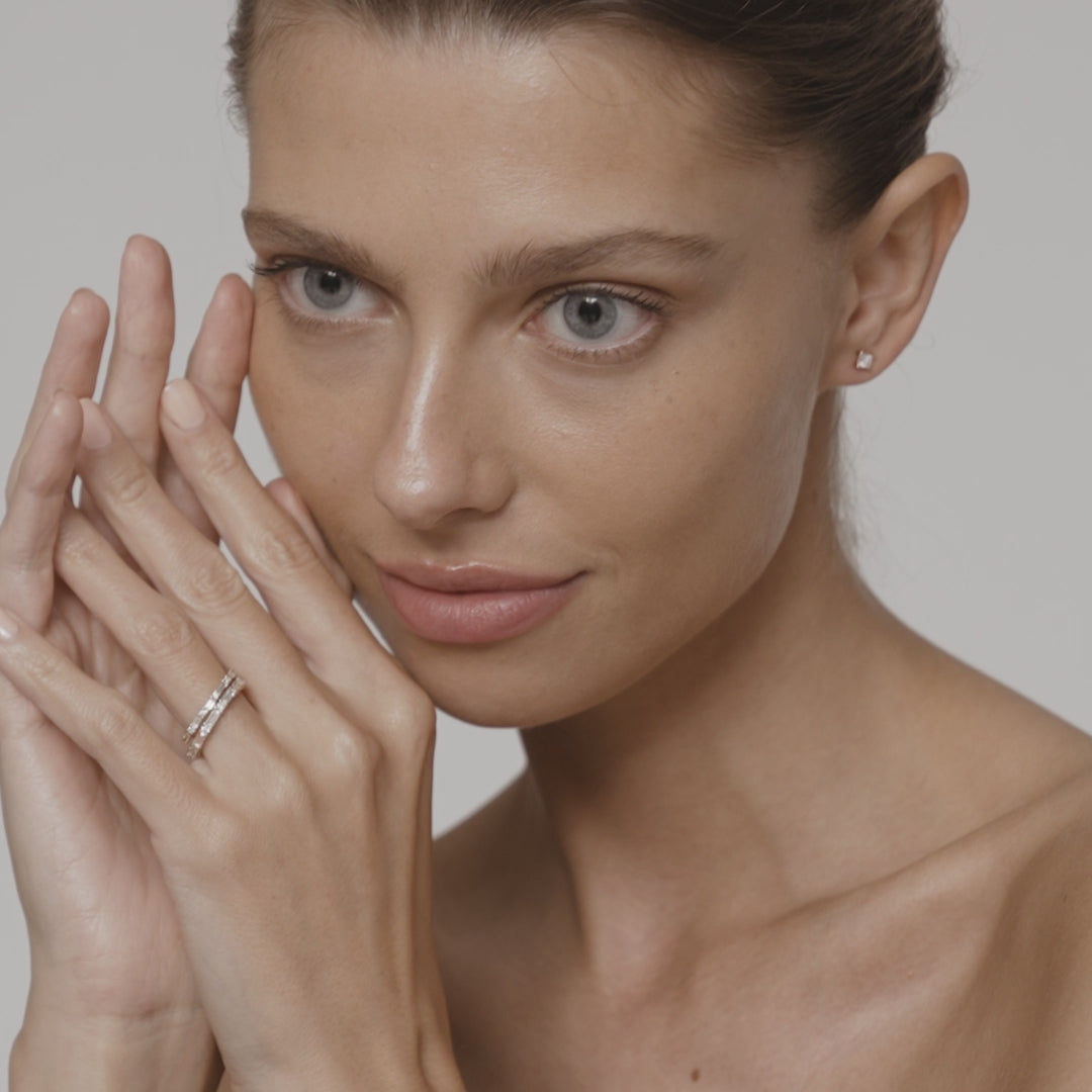 Elodie Ring | Round & Baguette Diamond Ring – Kate & Kole